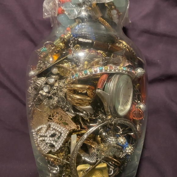 Jewelry | Assorted Mystery Jewelry Vase | Poshmark